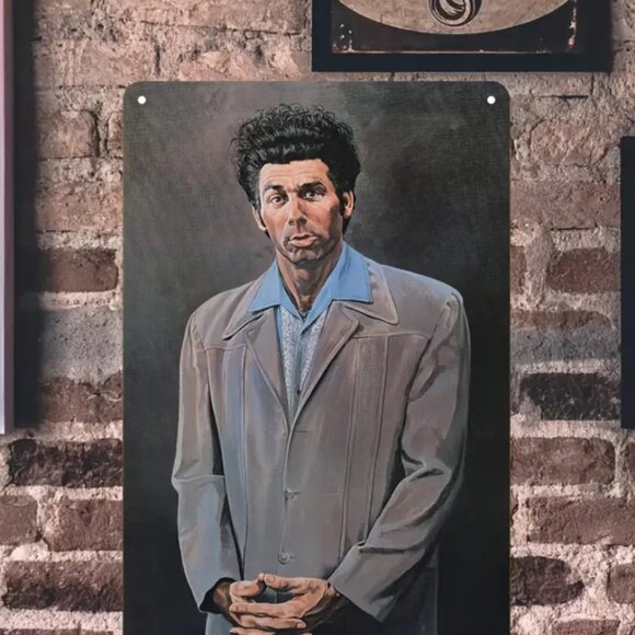 Seinfeld | Accents | Seinfeld The Kramer Painting 8x2 Metal Sign A ...